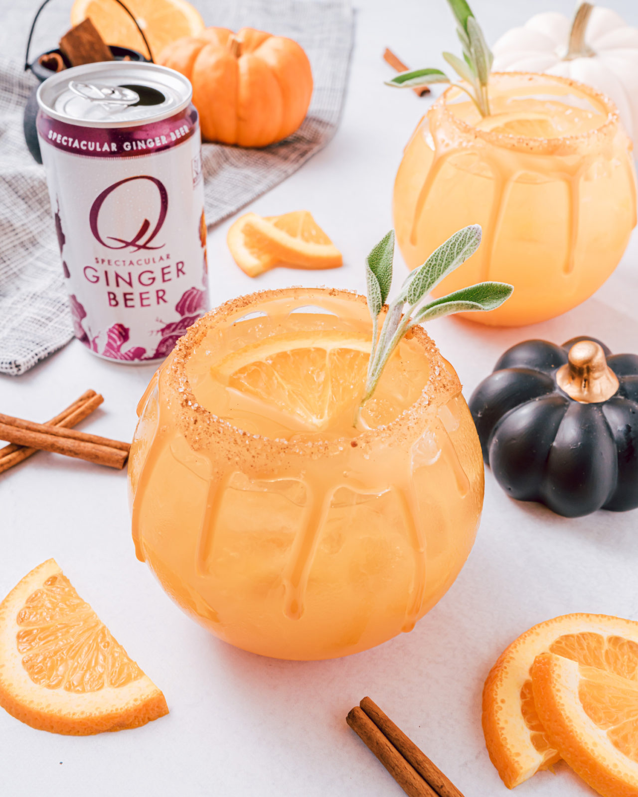 Pumpkin Punch Recipe (Cocktail & Mocktail) - The Social Sipper