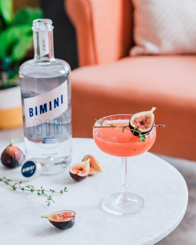 Fig Gin Gimlet + Chat with Bimini Gin Founder - The Social Sipper