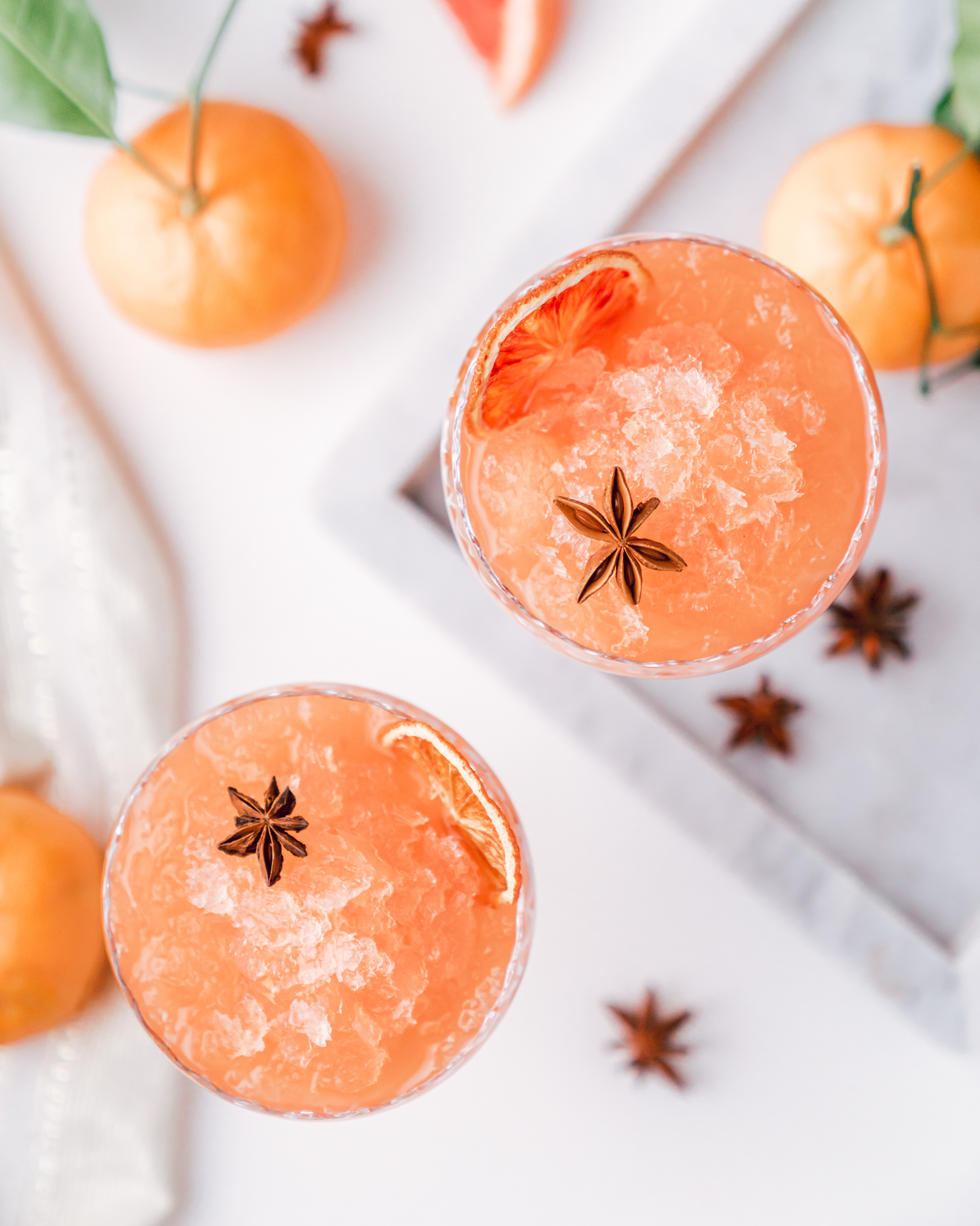 Sparkling Citrus Rosé Granita - The Social Sipper