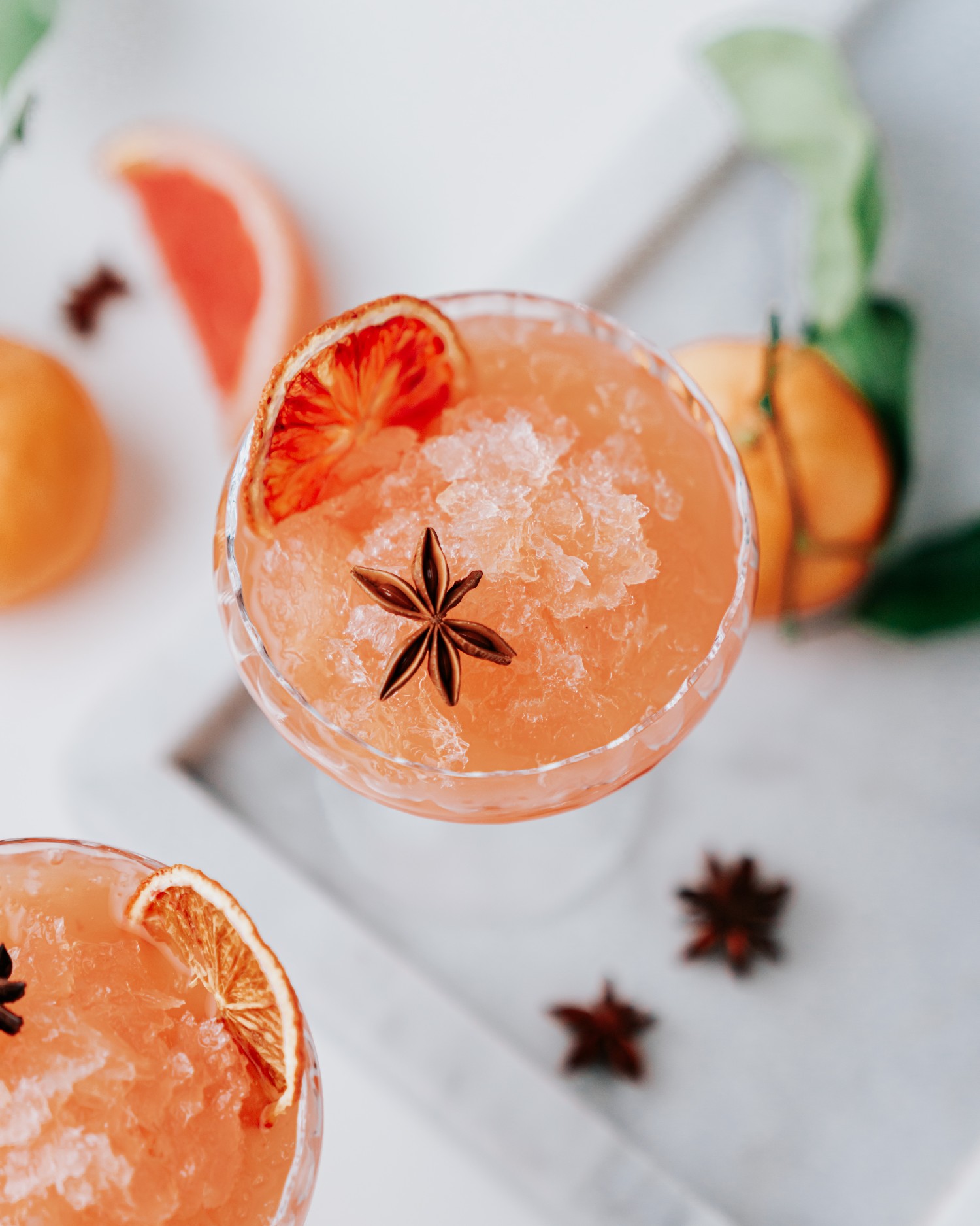 Sparkling Citrus Rosé Granita - The Social Sipper