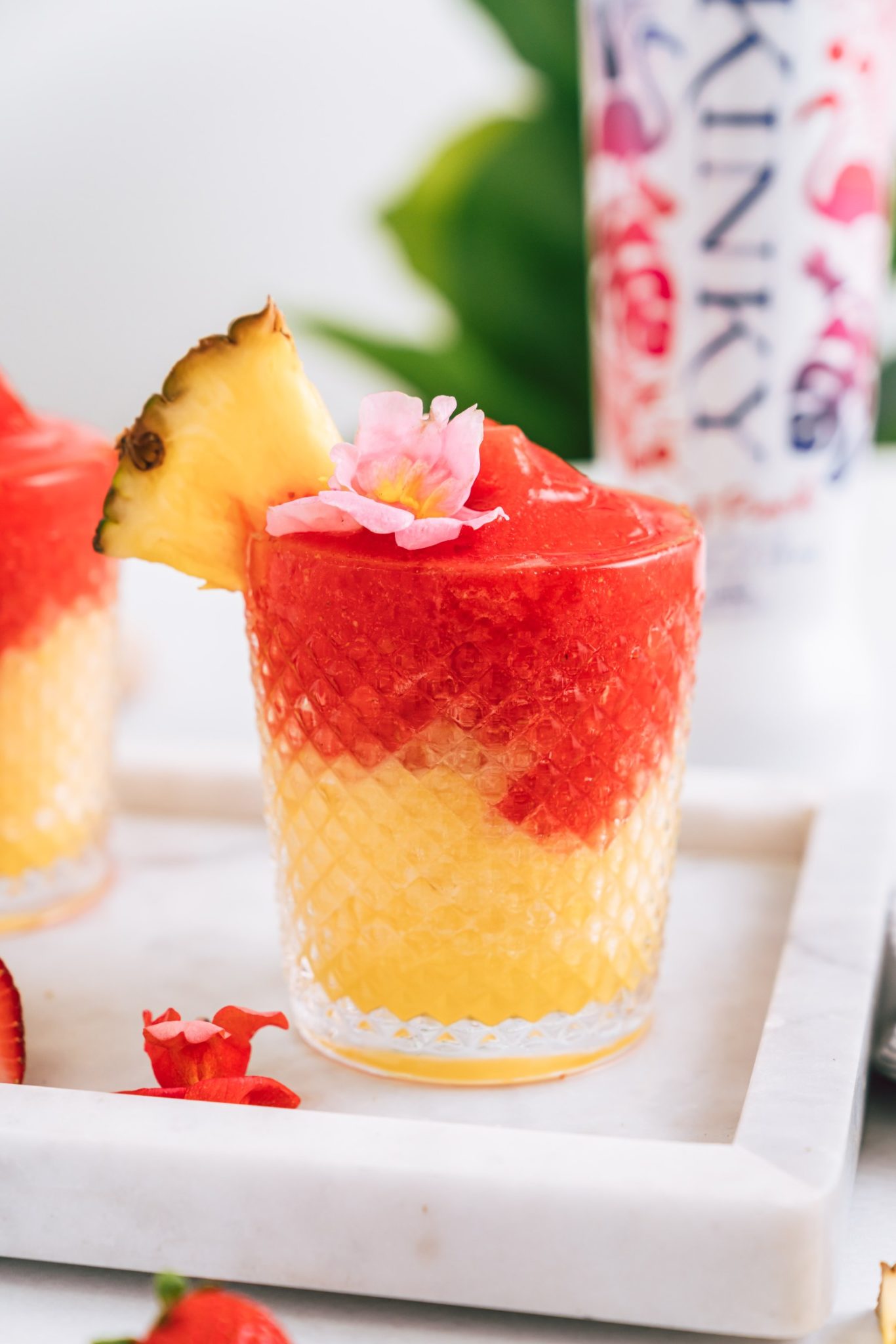 The Perfect Boozy Slushy - Spiked Fruit Punch Slush - The Social Sipper