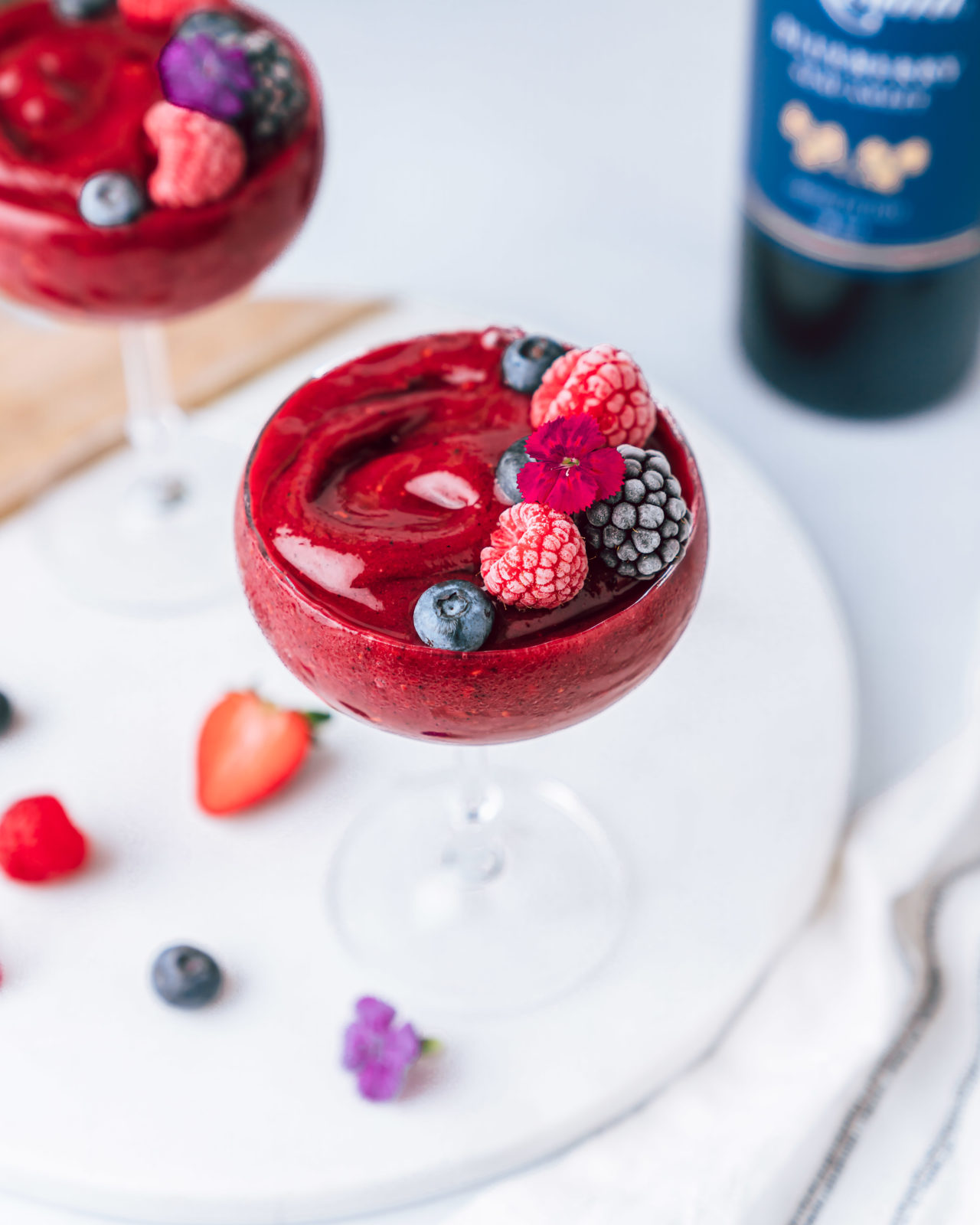 Berry Wine Slushie - The Social Sipper