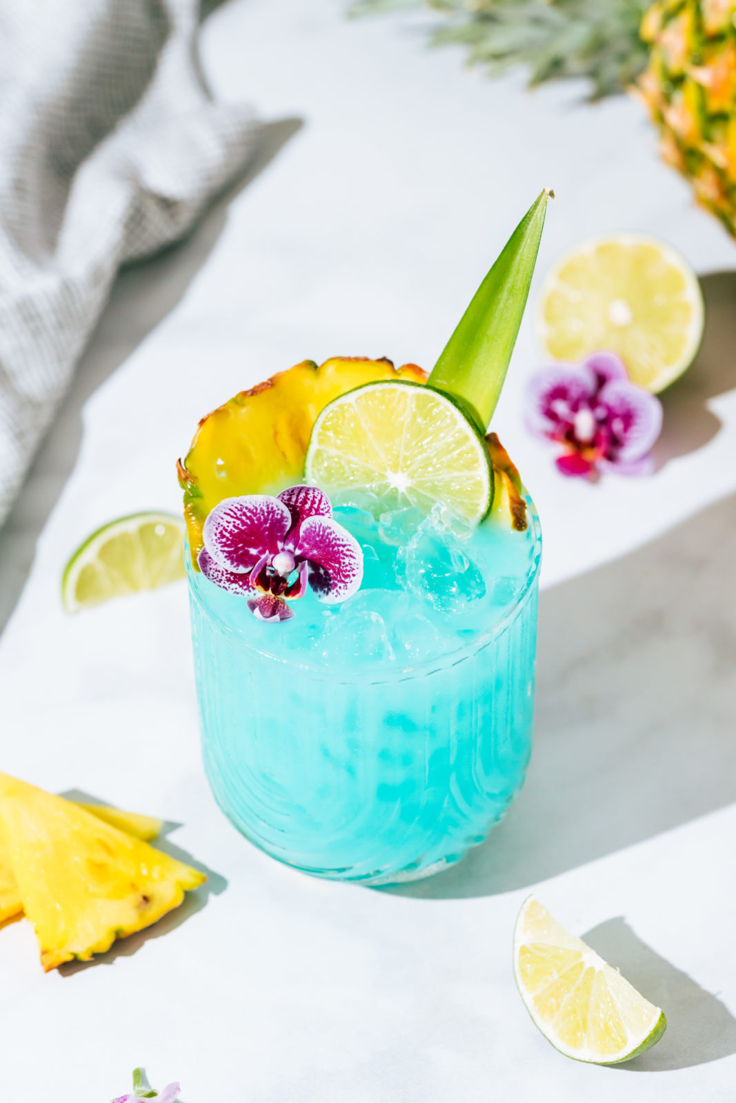 Baby Blue Colada Mocktail - The Social Sipper