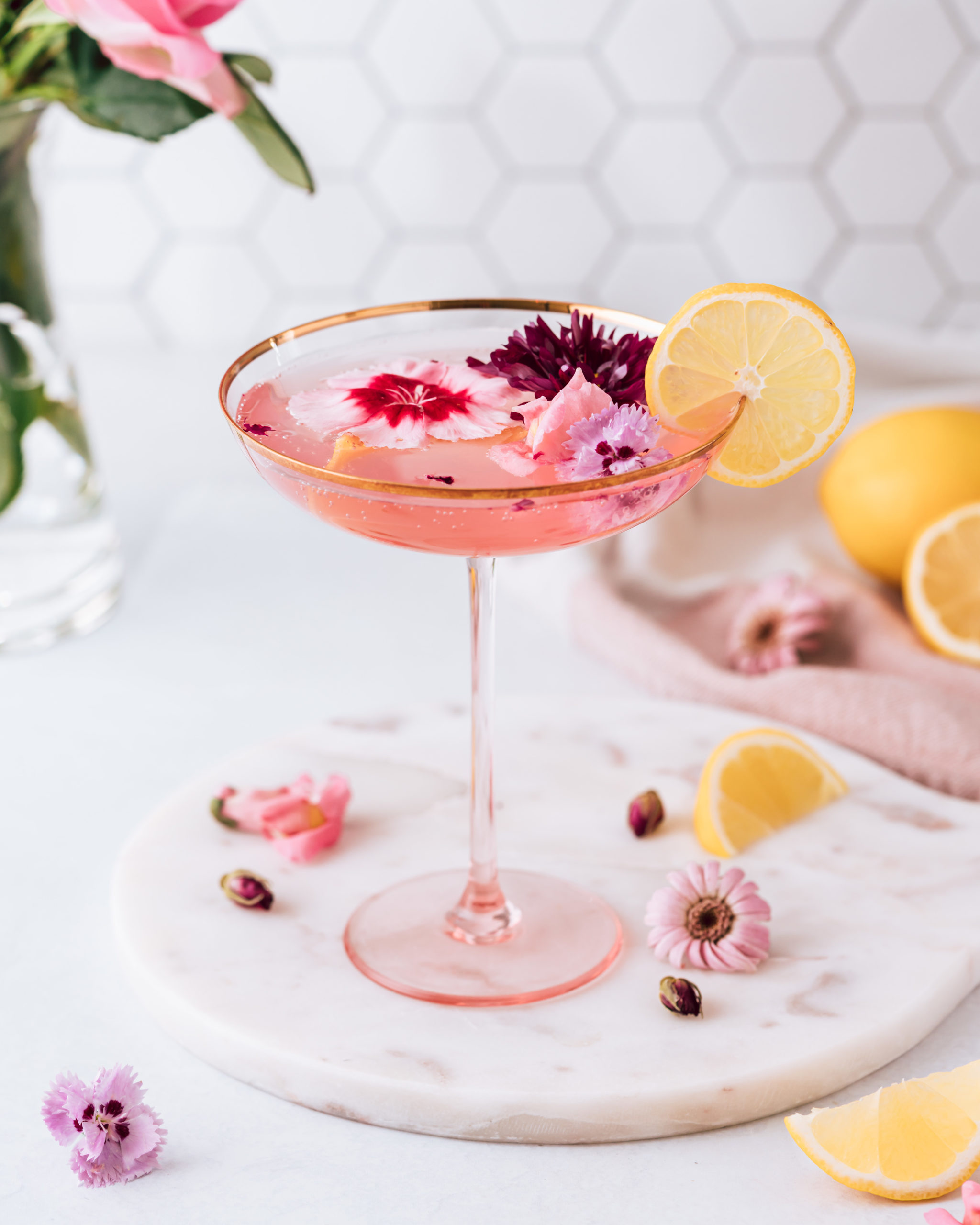 Mother’s Day Mocktail: Blossoming Lemon Mocktail - The Social Sipper