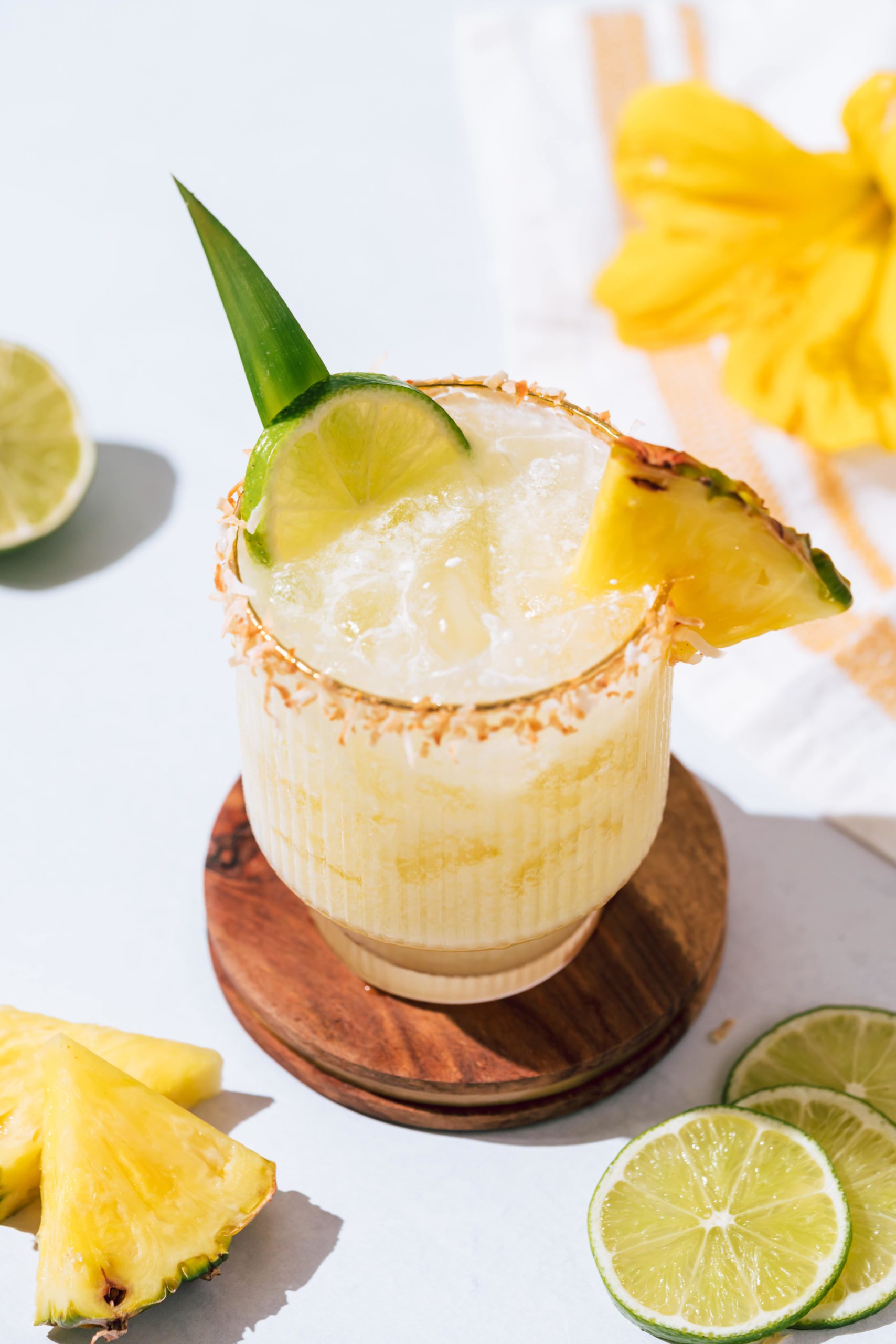 Pineapple Coconut Mockarita - The Social Sipper