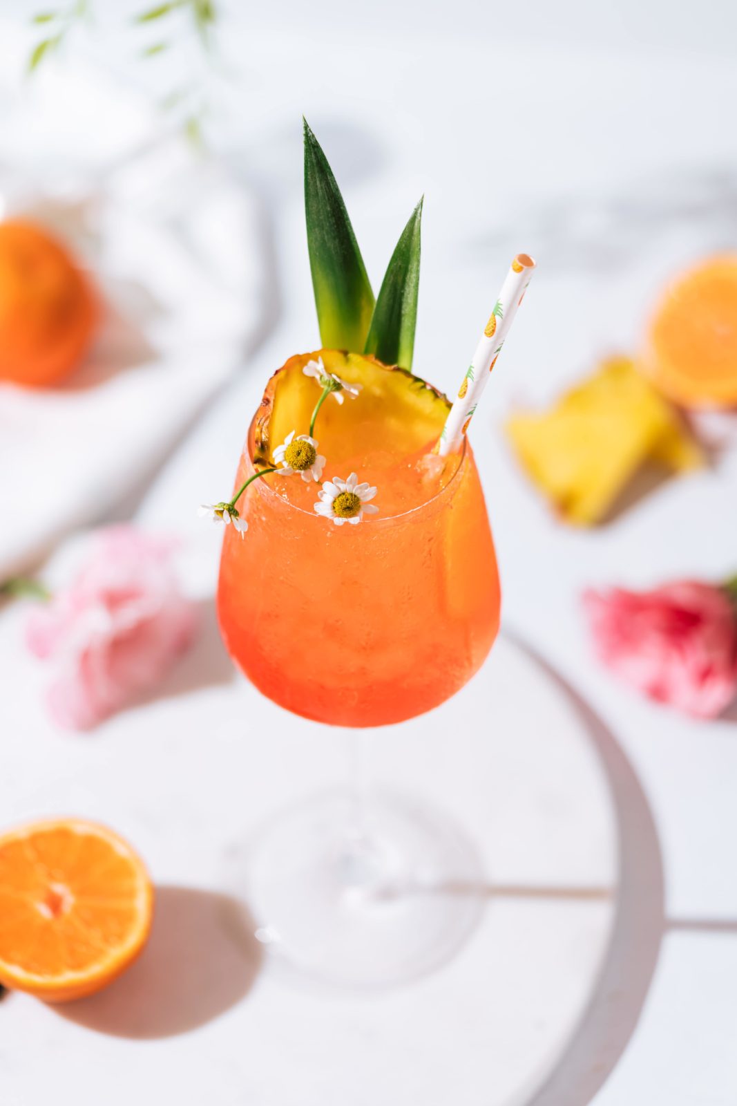 Tropical Tangerine Aperol Spritz - The Social Sipper