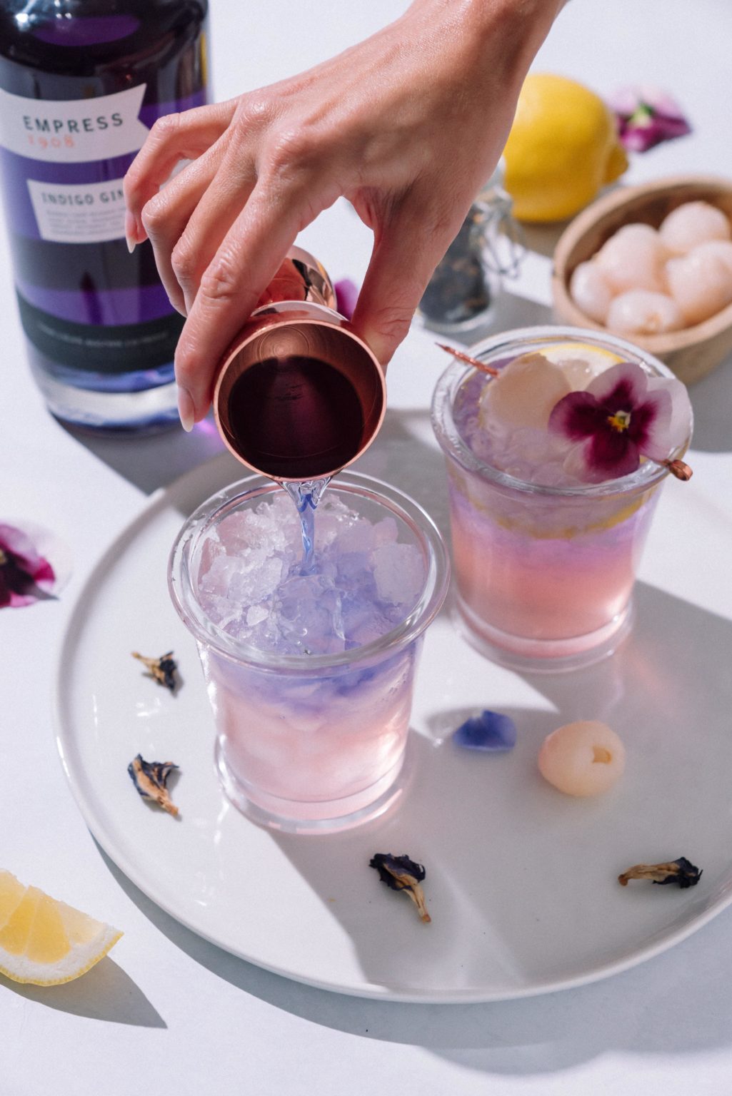 Empress Coconut Lychee Cocktail - The Social Sipper