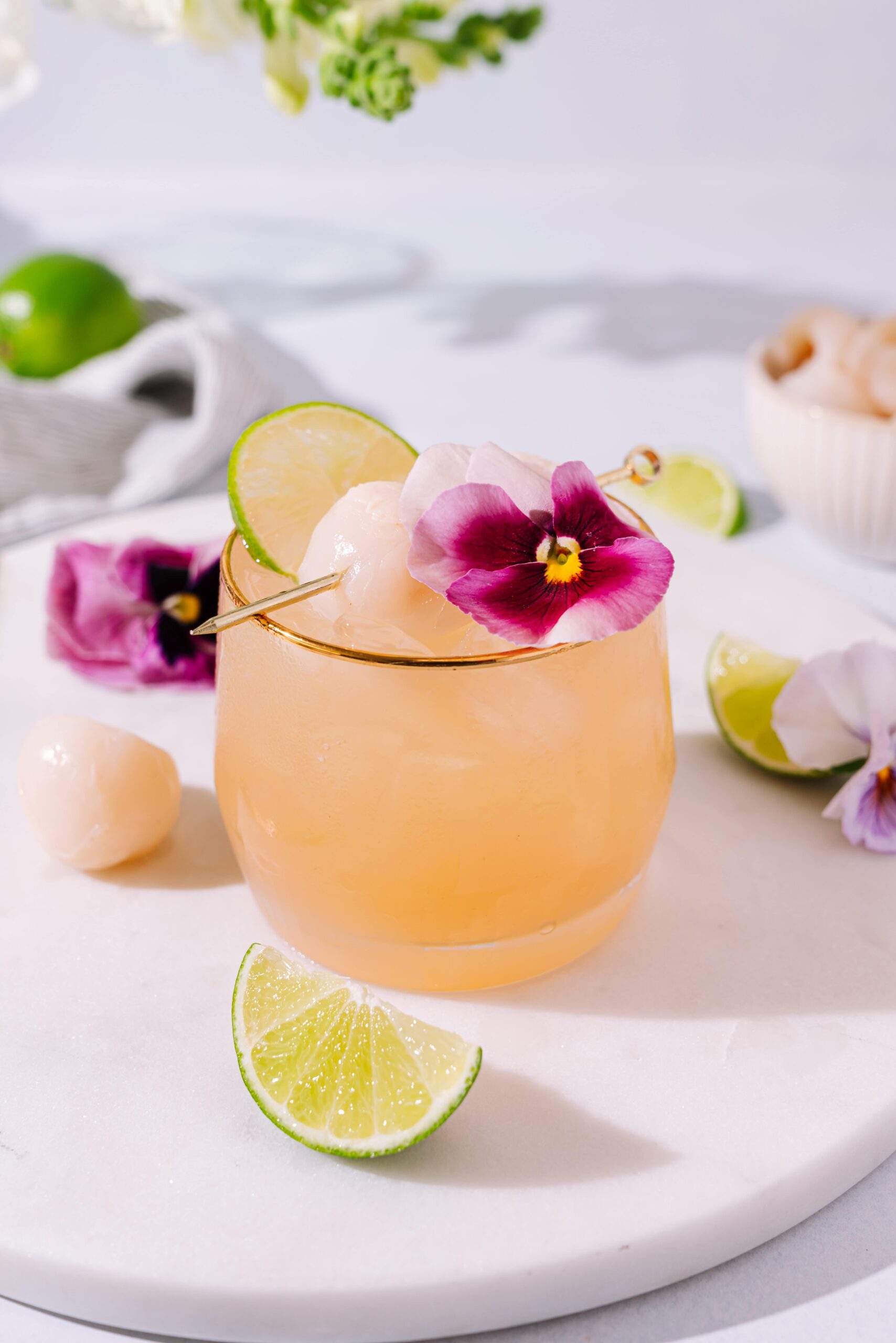 Lychee Guava Mezcal Cocktail - The Social Sipper