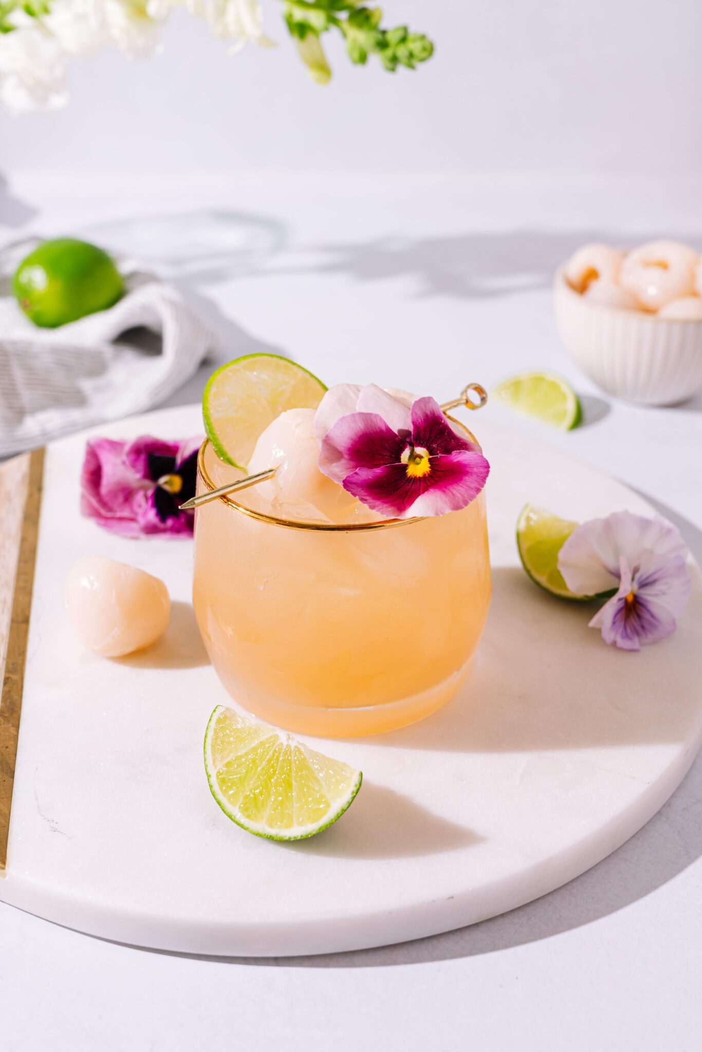 Lychee Guava Mezcal Cocktail - The Social Sipper