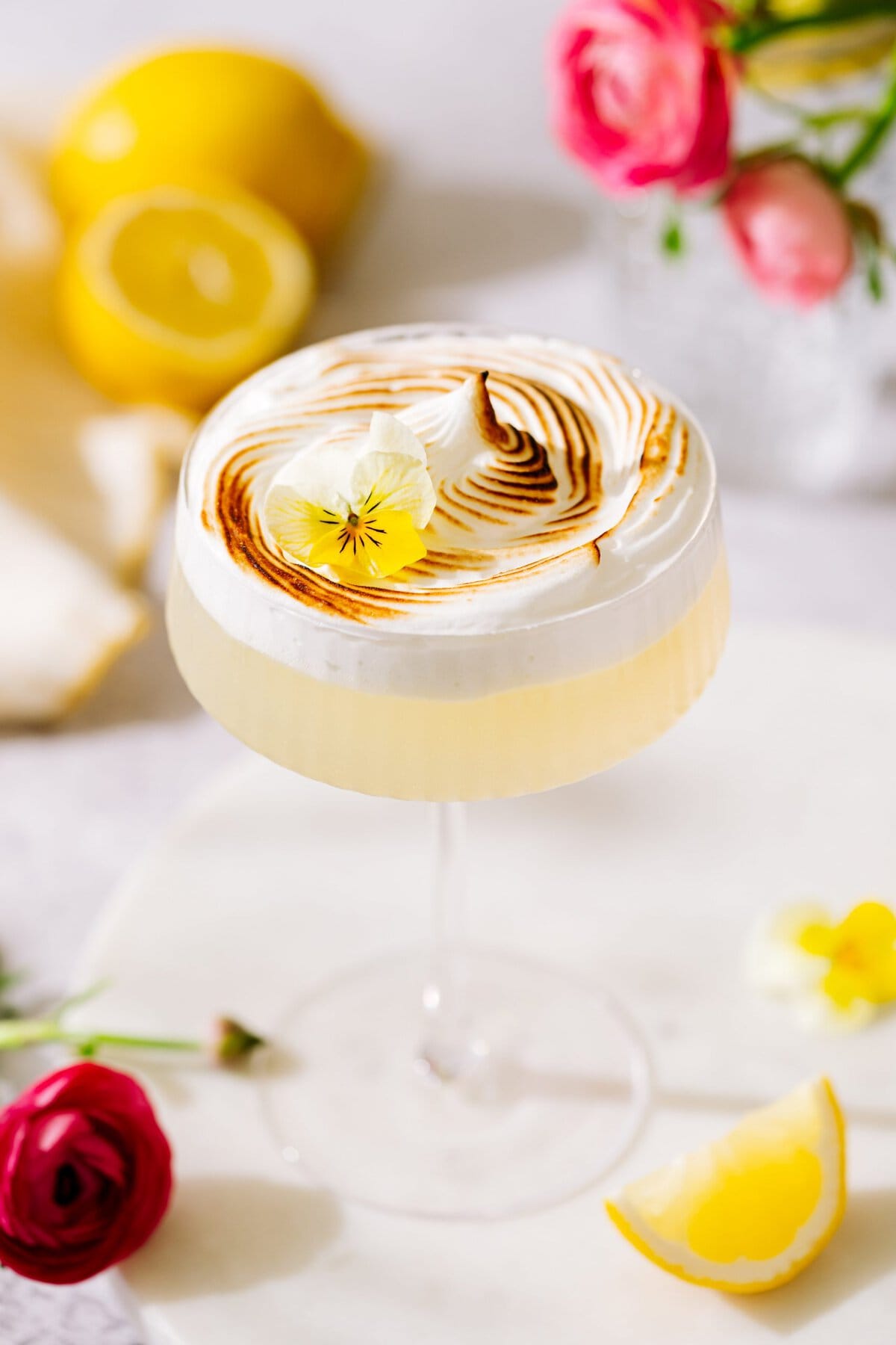 Finlandia Lemon Meringue Cocktail - The Social Sipper