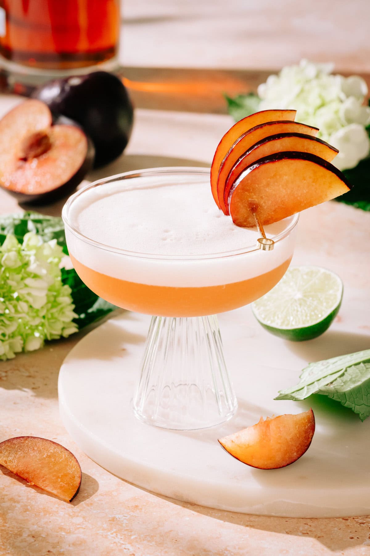 Japanese Plum Sour: A Cognac Plum Cocktail Recipe - The Social Sipper