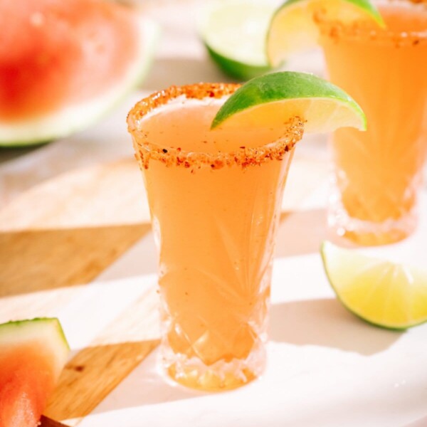 Mexican Candy Shot aka Watermelon Paleta Shot - The Social Sipper