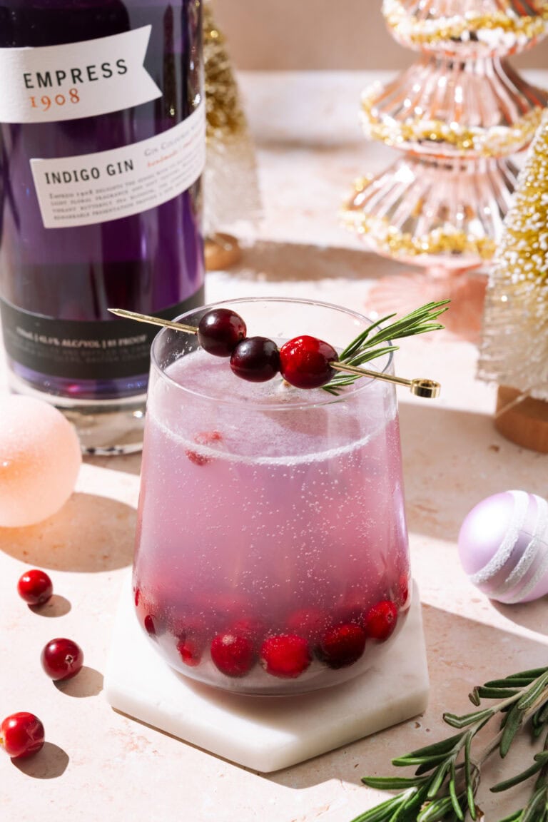 Cosmo in the Snow Cocktail (Snow Globe Christmas Cosmopolitan) - The ...